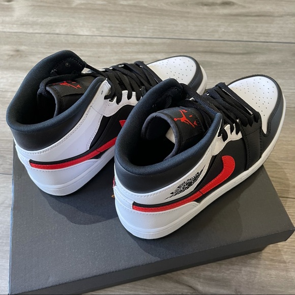 Jordan | Shoes | Air Jordan Mid Red Panda Mens | Poshmark